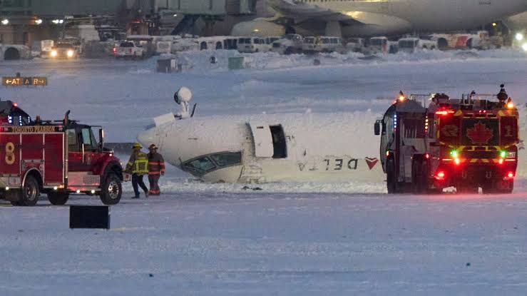 ‘It’s Upside Down’: Plane Flips on Landing at Canada Airport, 18 ...
